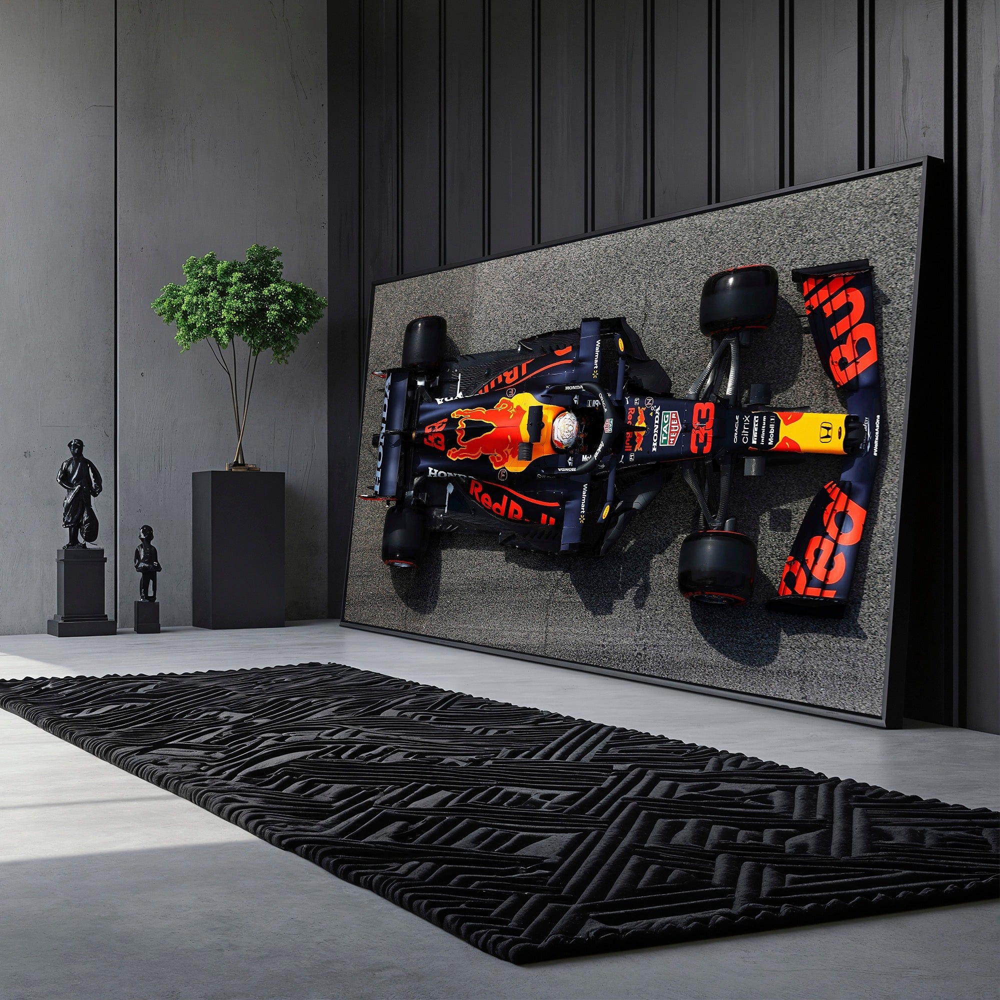 Max Verstappen Red Bull Racing F1 Wall Art – RB19 Championship Car Design