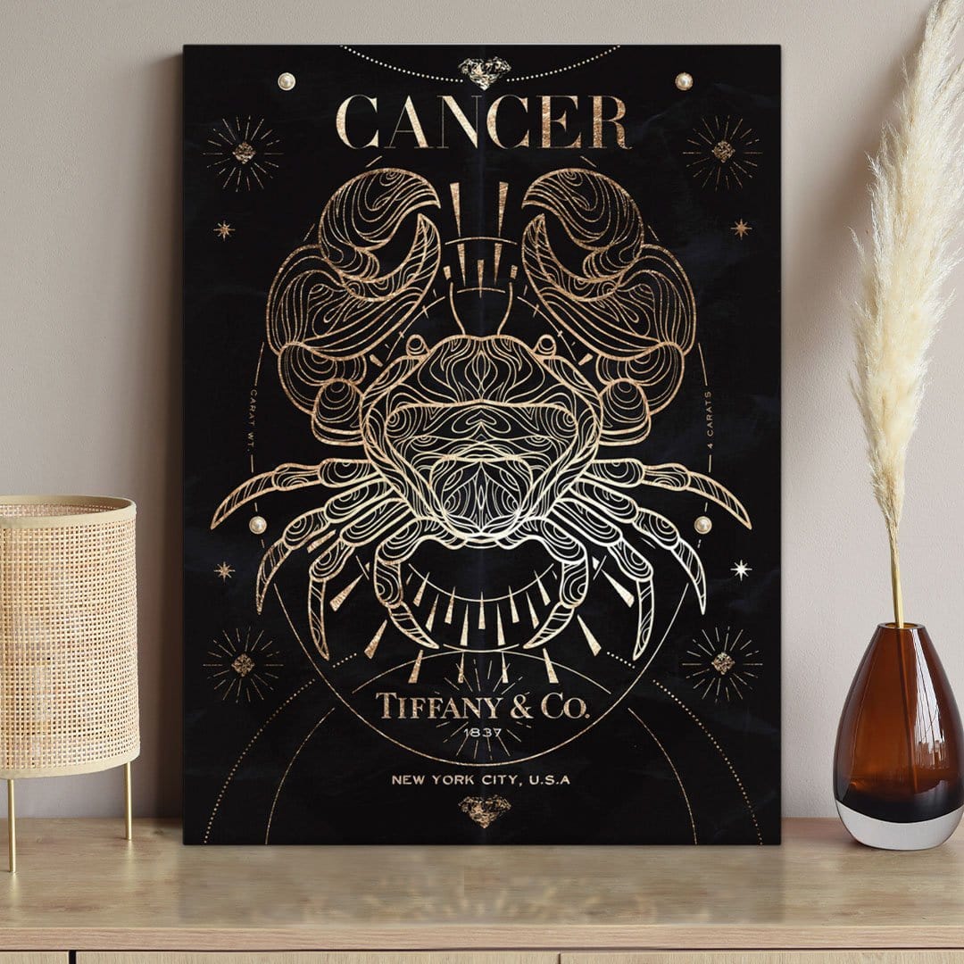 Cancer Wall Art | Zodiac signs Art Canvas Print | Canvas4wall