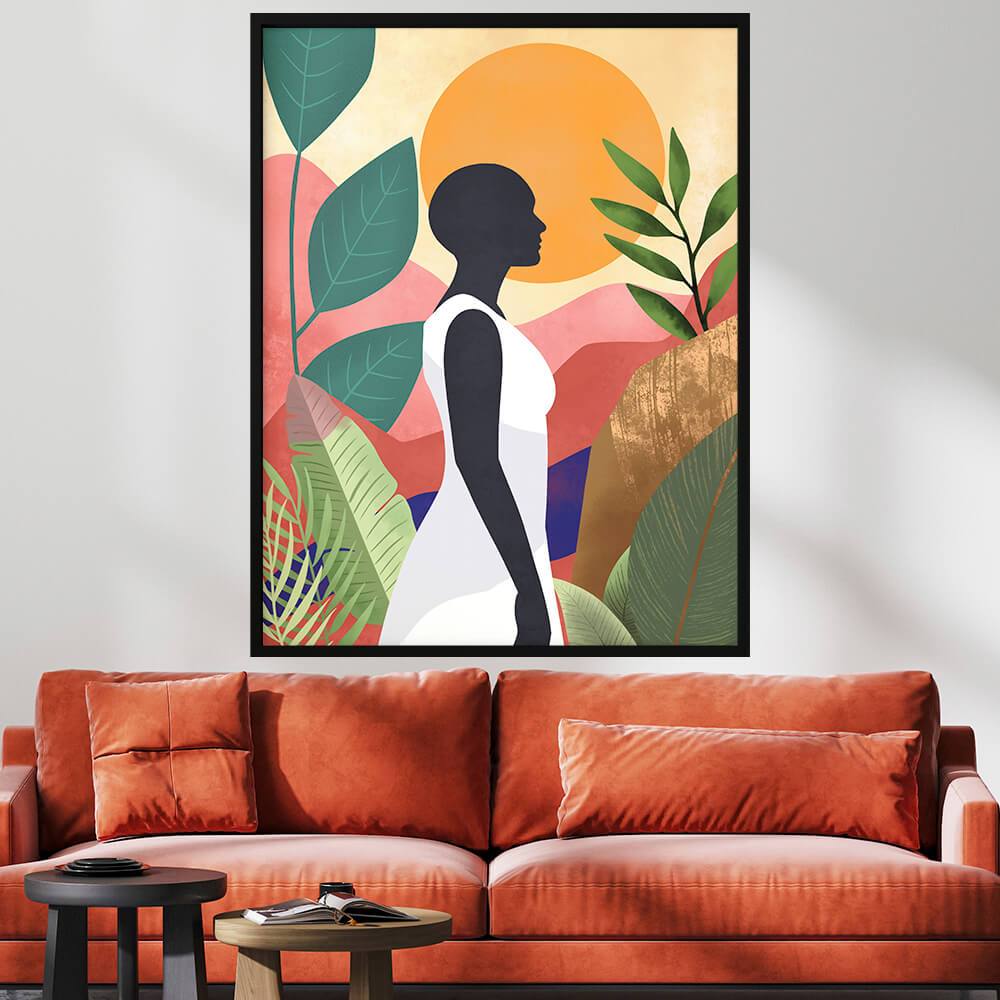 Leaves Wall Art | Empowered Vibe Canvas Print | Canvas4wall