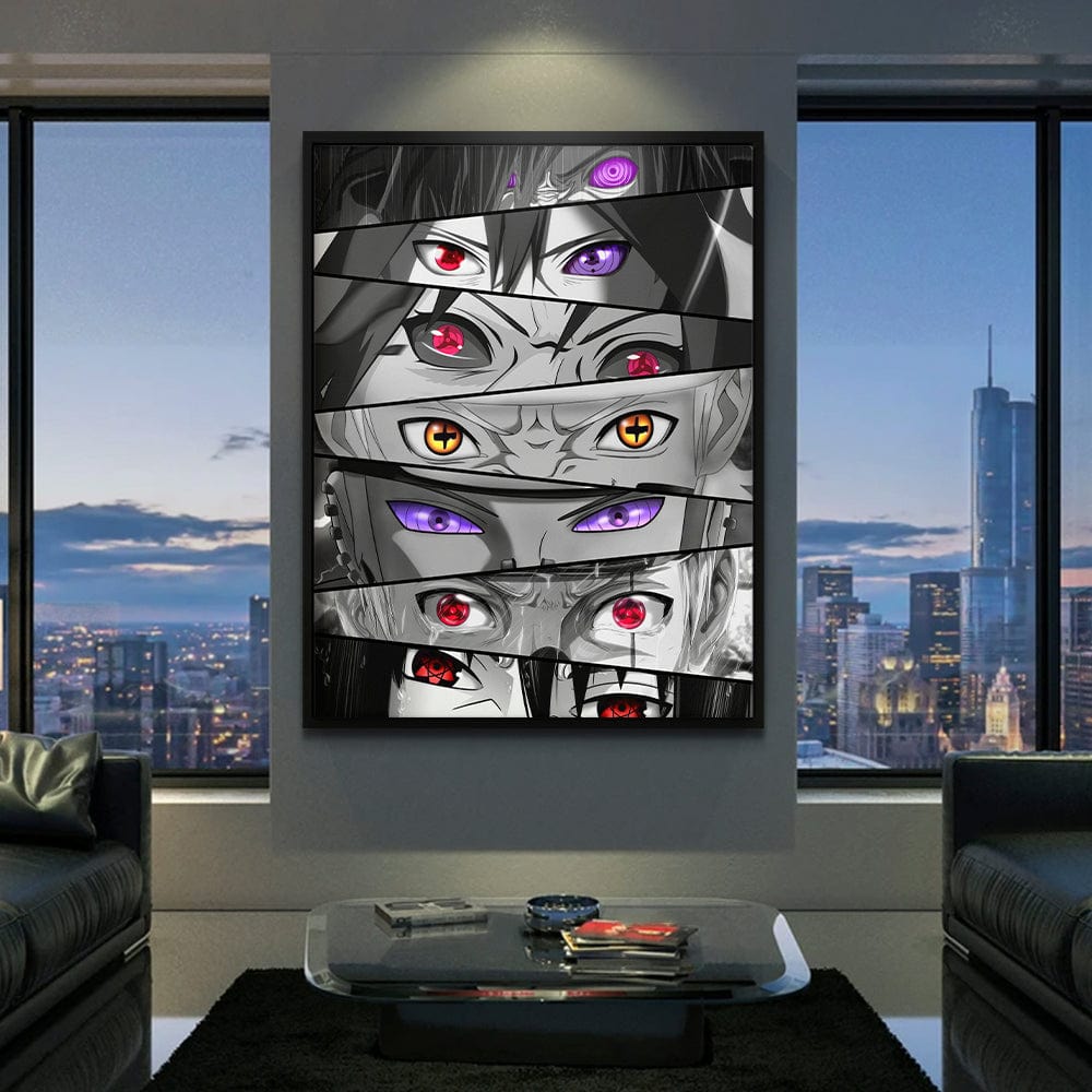 Naruto Art Poster, Anime Canvas Wall Art Print - Canvas4wall