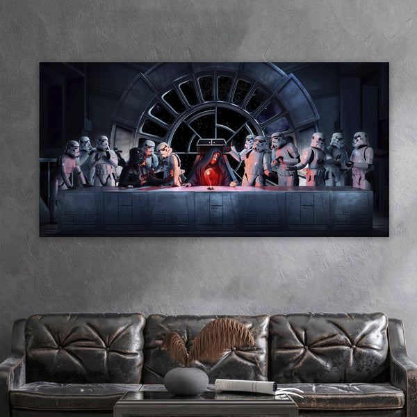 Last Supper Art | Stormtroopers Supper Canvas Print | Canvas4wall – C4