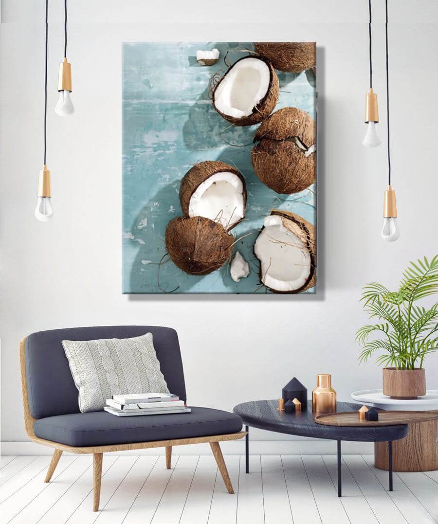 Kitchen Wall Art | Coconut Canvas Art Print | Canvas4wall