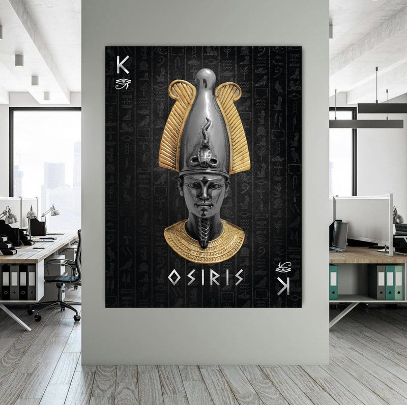 Osiris Art Print | Egyptian God Canvas Wall Art | Canvas4wall ...