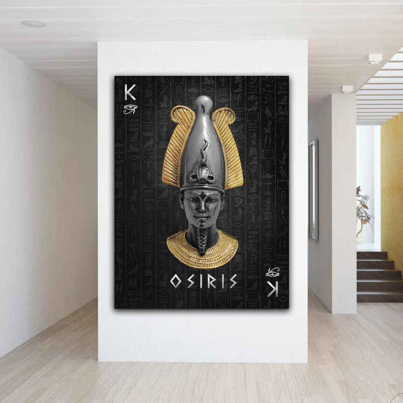 Osiris Art Print | Egyptian God Canvas Wall Art | Canvas4wall ...